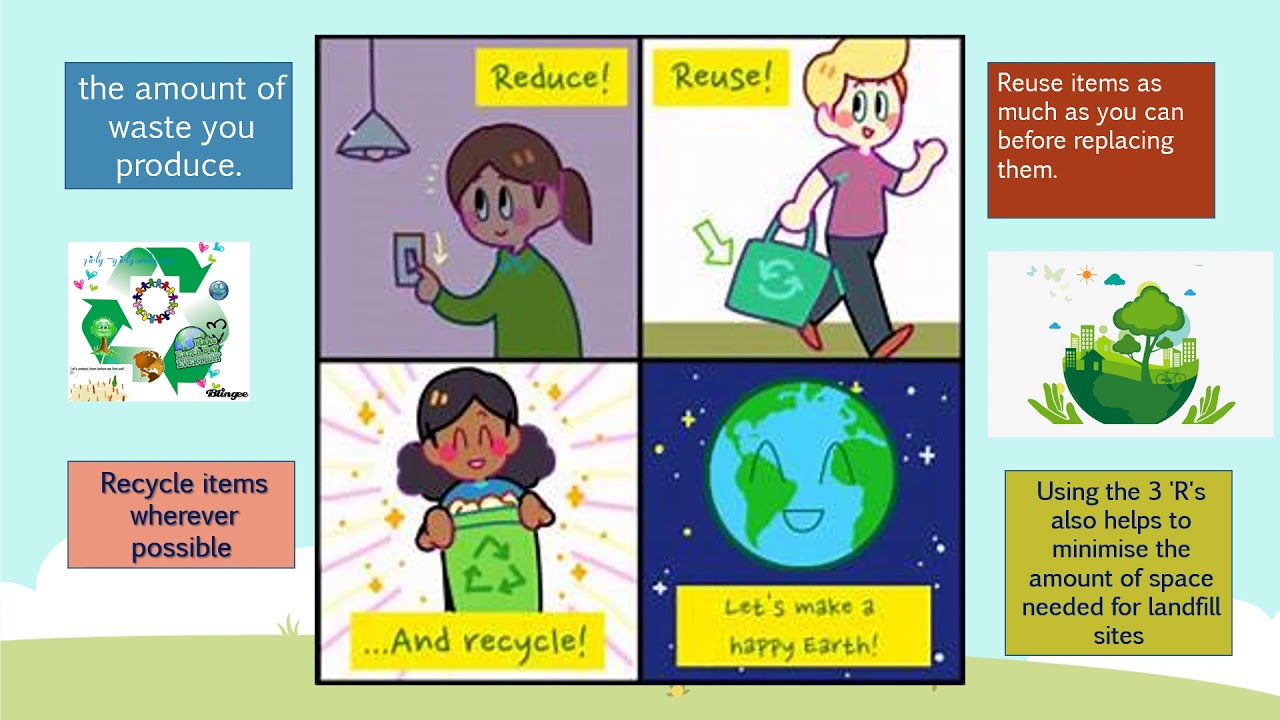 Reduce, reuse, recycle - YouTube