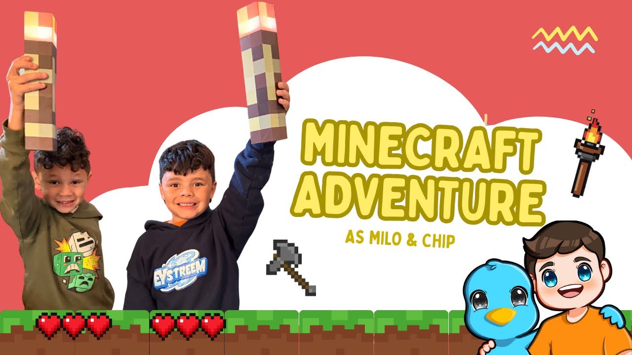 Minecraft Adventure as Milo & Chip - YouTube