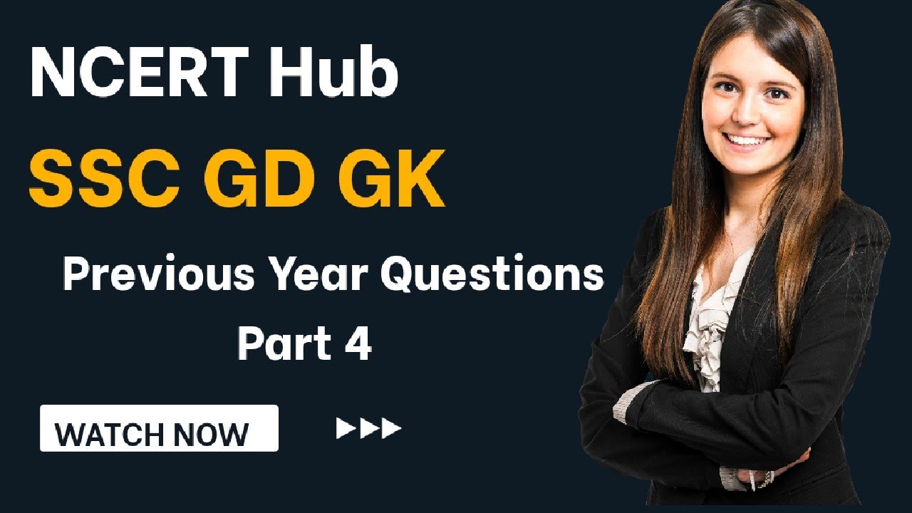 SSC GD GK 2024 Part 4 || SSC GD GK GS questions || General Knowledge ...