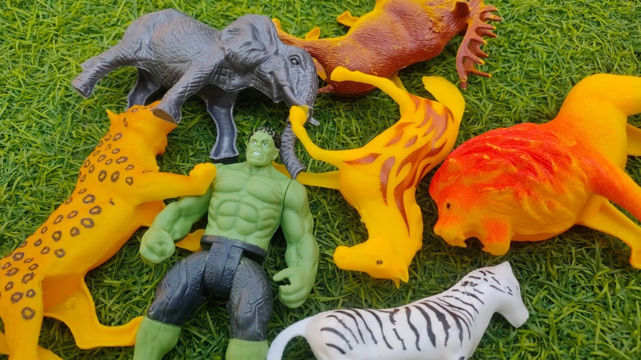 wild zoo animals toy video for kids | Bk Toys - YouTube
