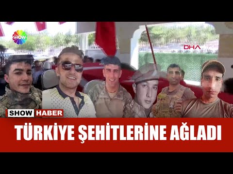 Kahramanlar sonsuzluğa uğurlandı