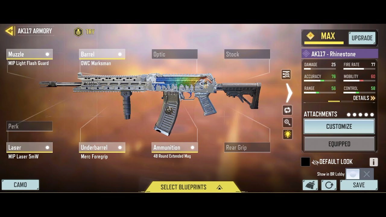 AK117 Season 7 Best Gunsmith for BR | Call of Duty Mobile | - YouTube