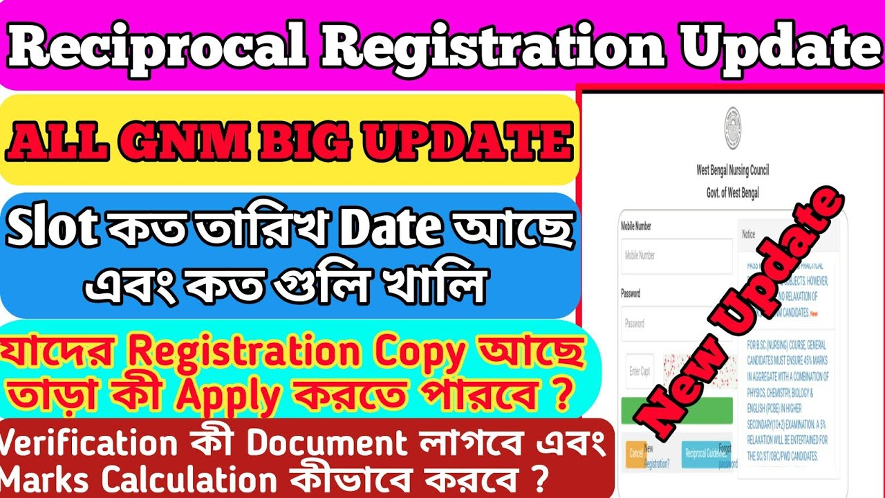 Reciprocal Registration In West Bengal | Reciprocal Registration In ...