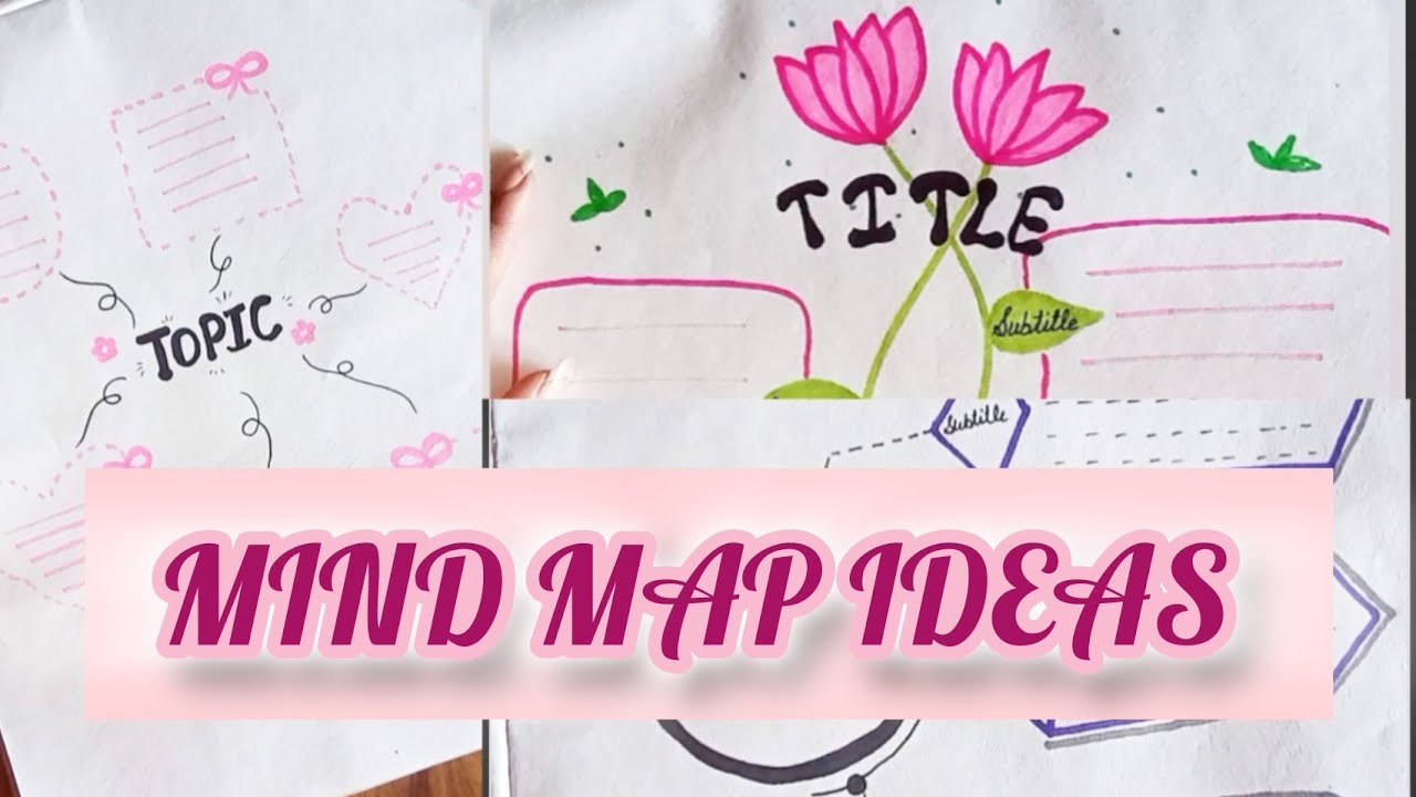 Mind Map Ideas For School Projects & Assignment🌷 | Project design ...