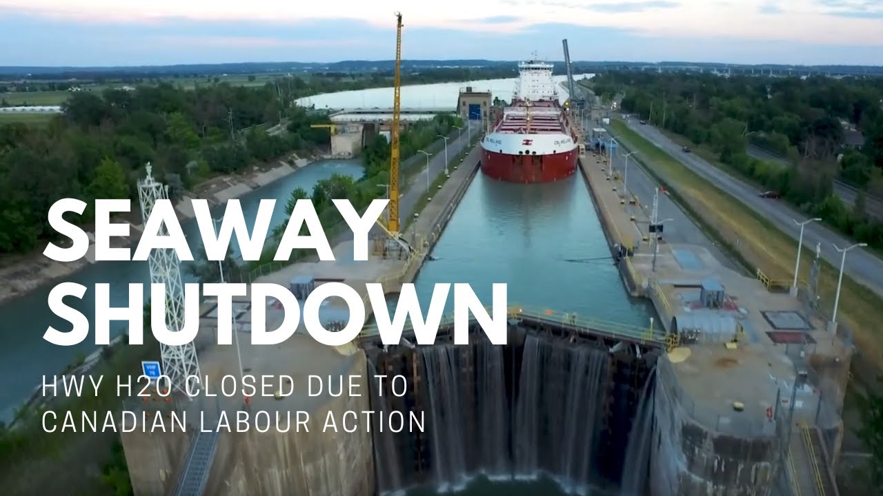 Ships Stuck in the Great Lakes - Canadian Labour action shuts down ...