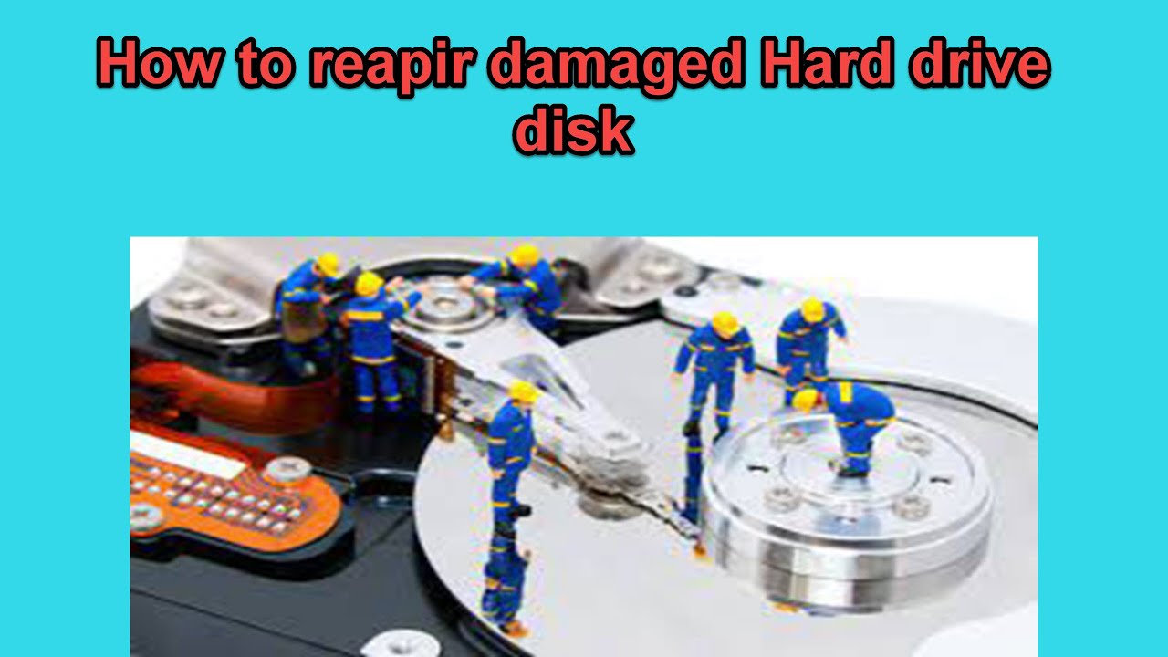 How to repair a broken hard disk - YouTube