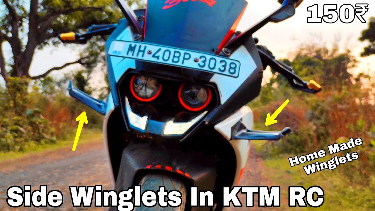 Pro Cannard in Ktm Rc DIY Home Made Winglets For Ktm Rc 200 / DIY / 150 ...