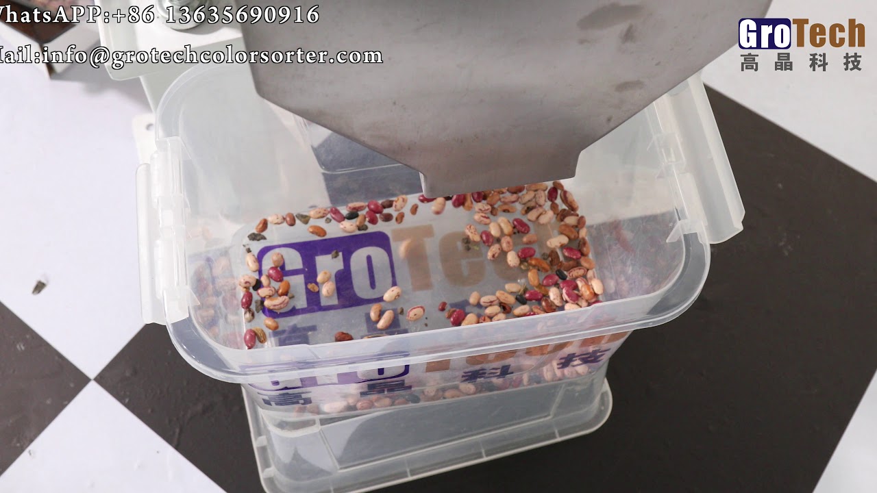 Full-time shooting!How does color sorting machine works.[4K] - YouTube