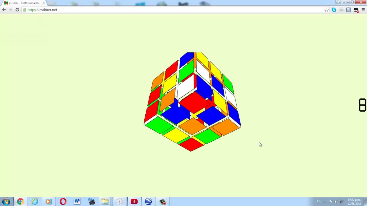 Virtual Rubik's Cube - Episode 1 - YouTube