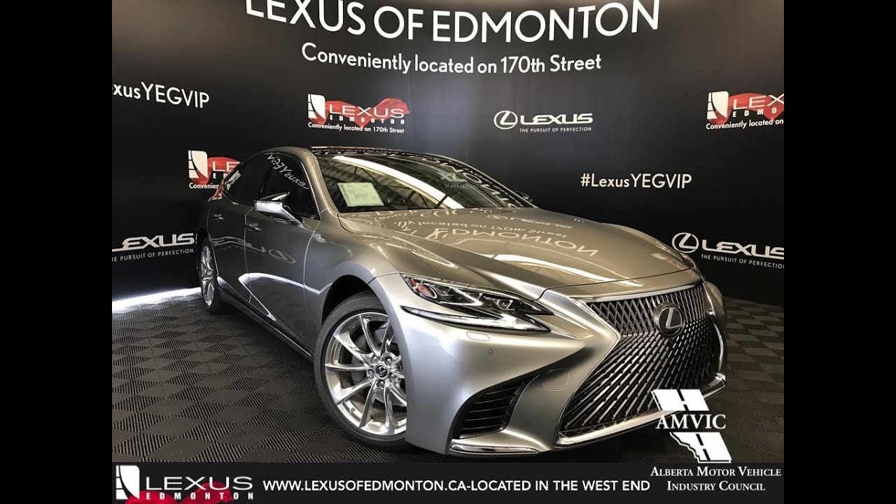 Silver 2018 Lexus LS 500 Executive Package Review West Edmonton, AB ...