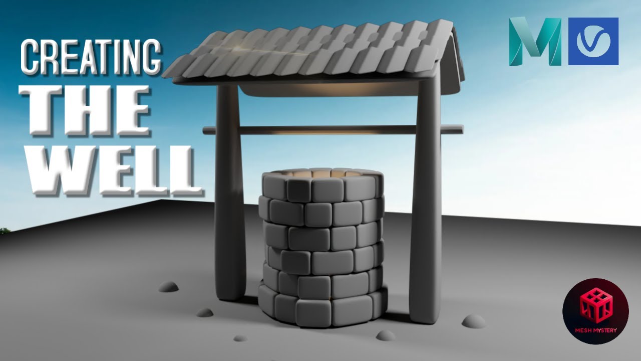 Creating Water Well by Autodesk Maya & Vray | Mesh Mystery - YouTube