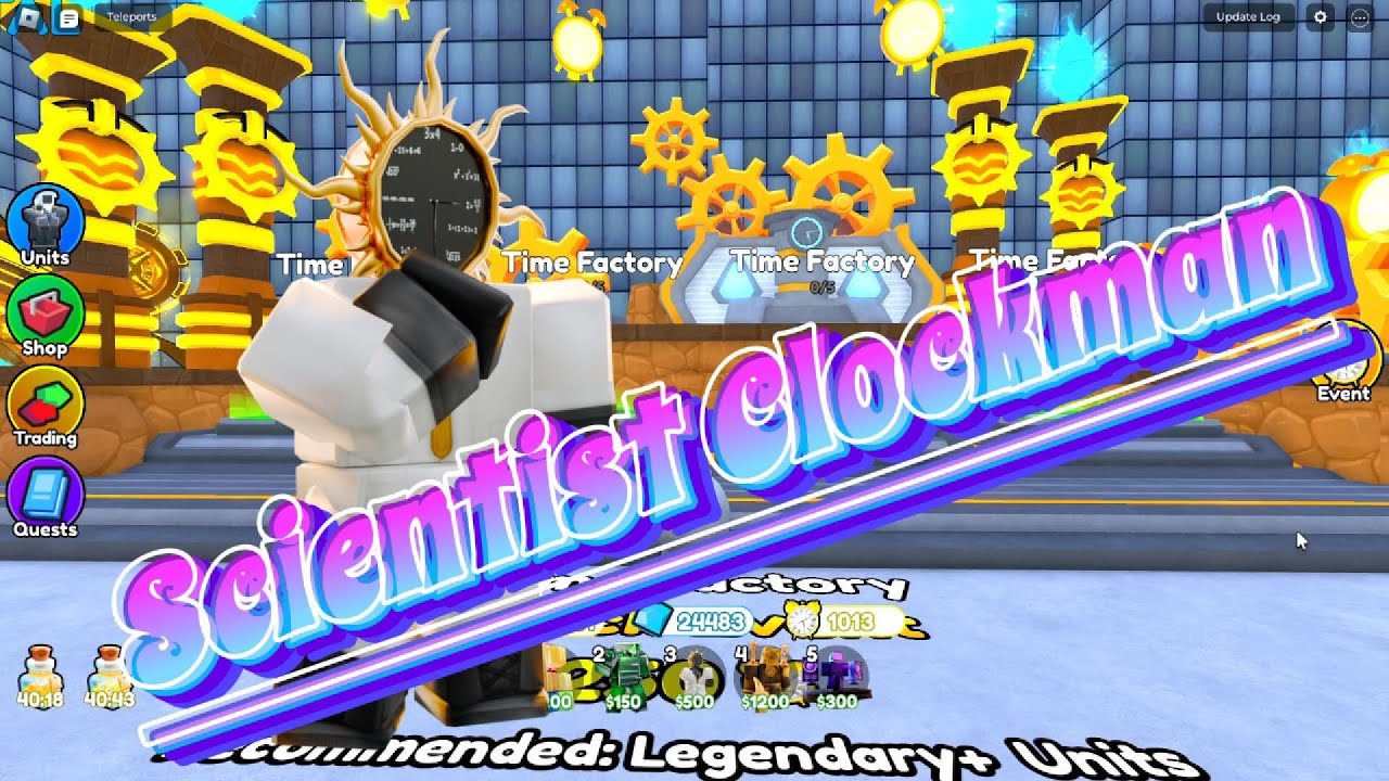 Scientist Clockman - Toilet Tower Defense - YouTube