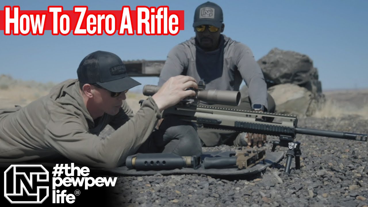 How To Zero A Rifle For Dummies - YouTube