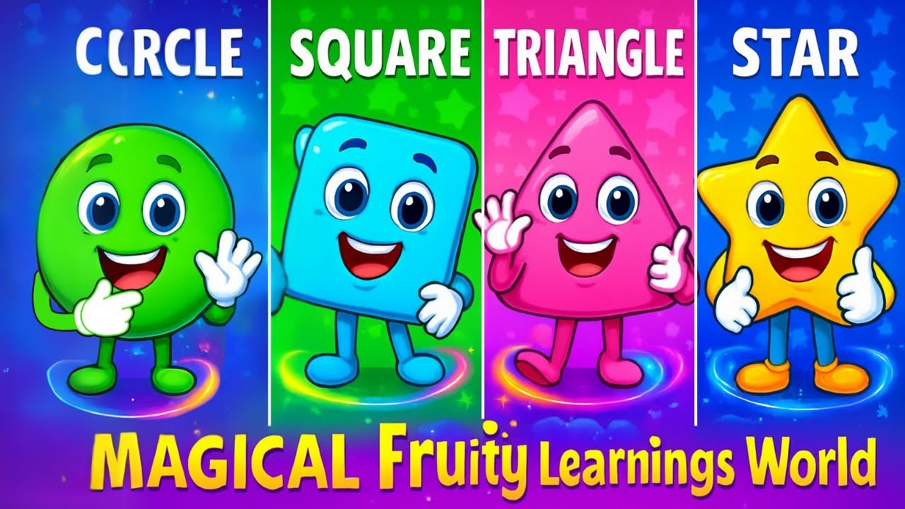 15 Shapes Name for Kids | Fun Shapes Learning with Examples | Toddler ...