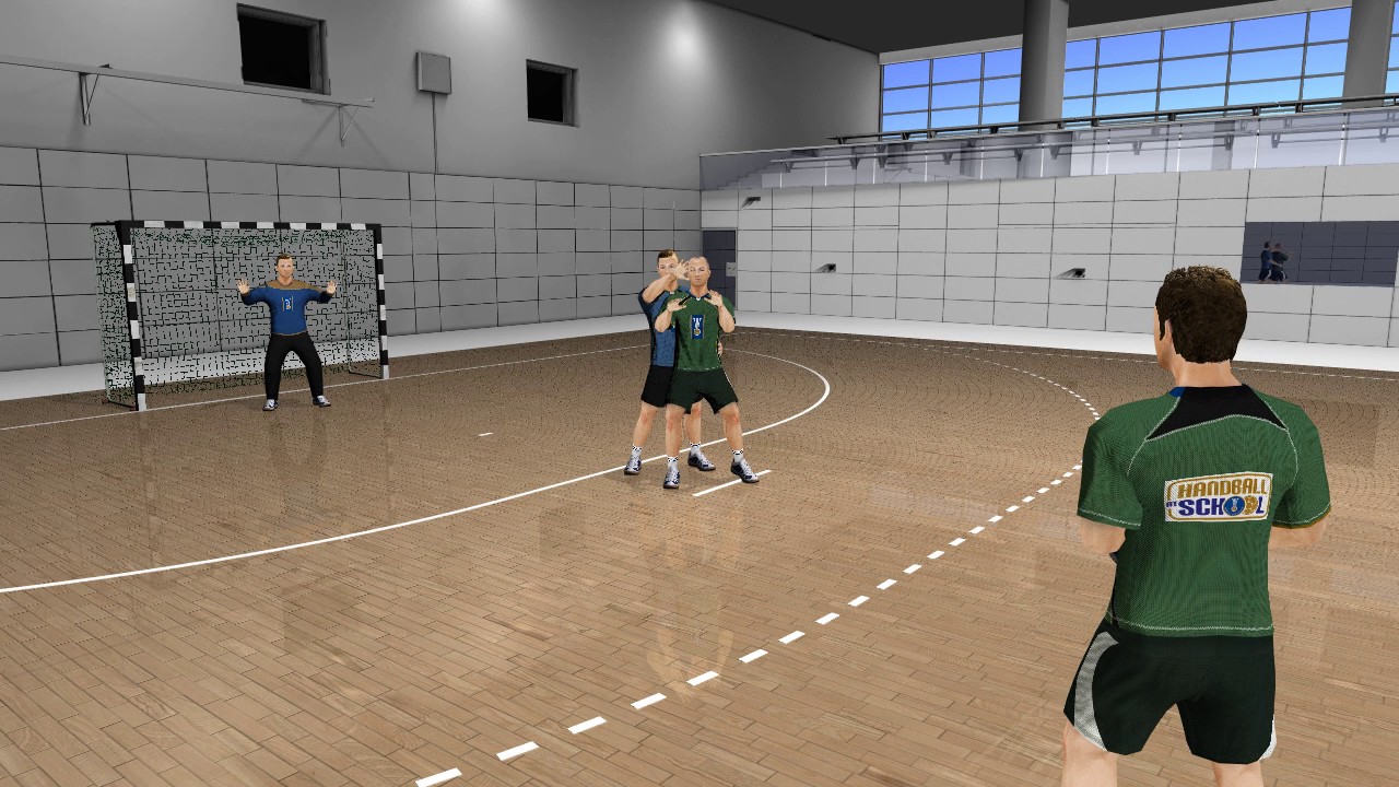 Screen opponent — Man-based position 2 | Handball at school | IHF ...