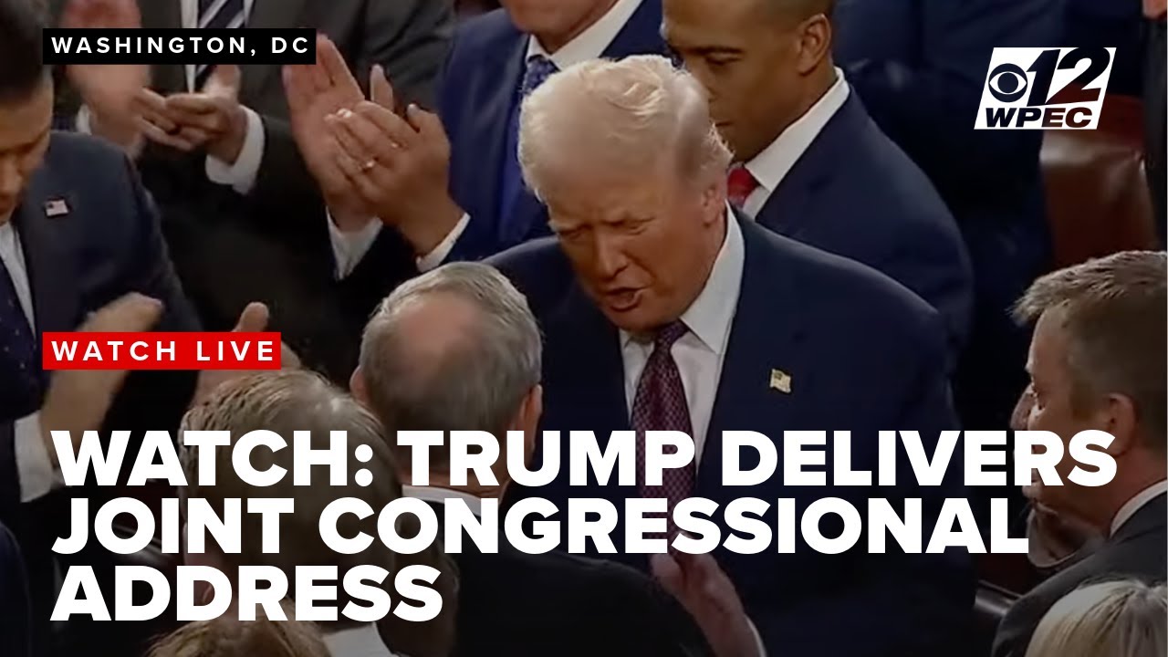 WATCH: President Donald Trump delivers his first joint congressional ...