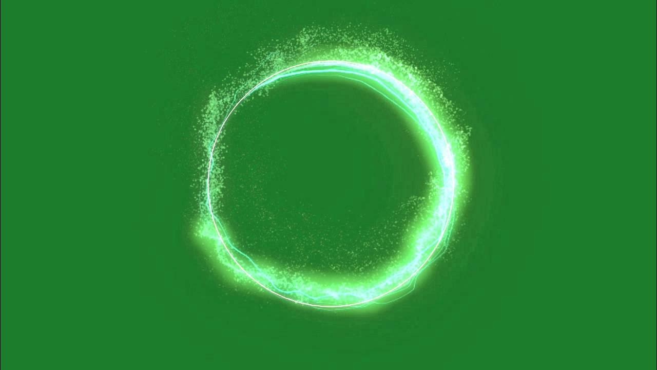 Particle Ring Green Screen Adobe After Effects HD - YouTube