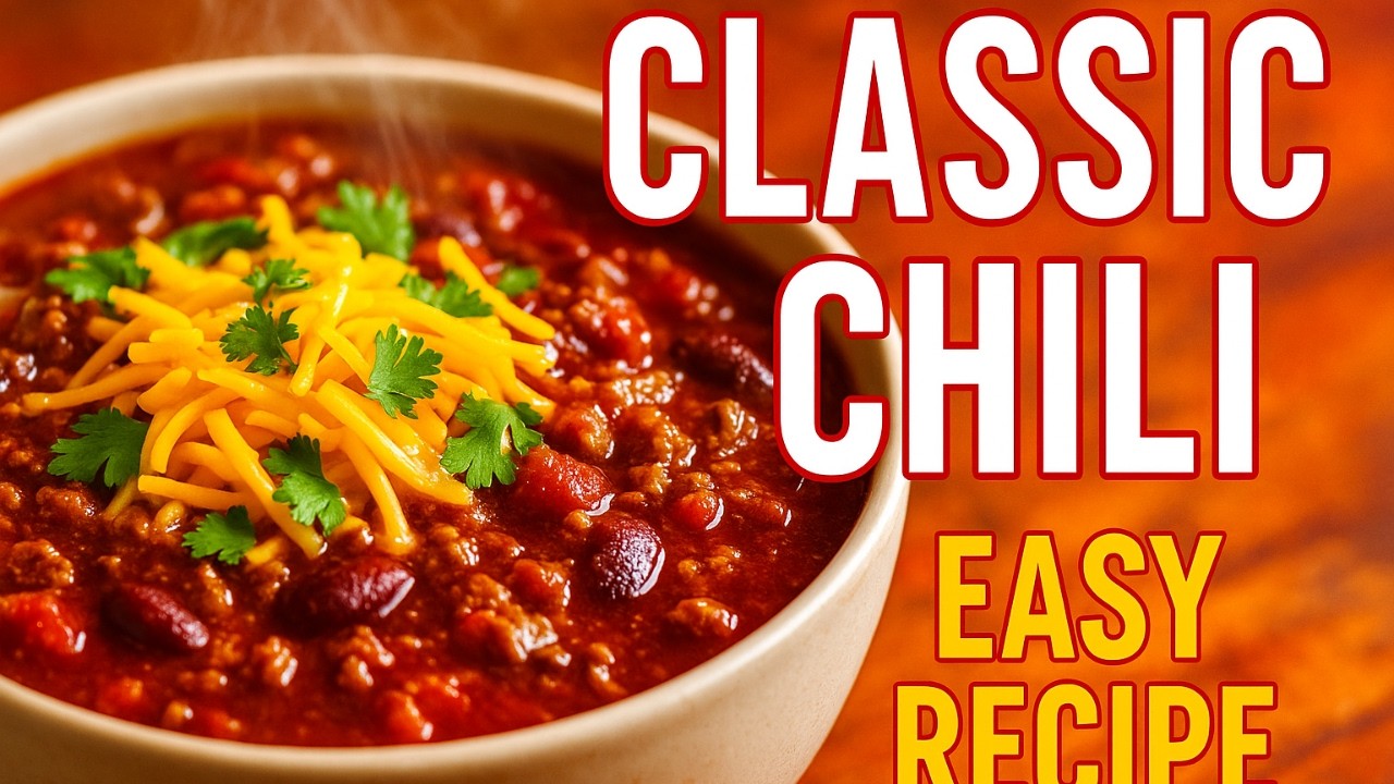 How to Cook Classic Chili Like a Pro! Hearty Homemade Chili - YouTube