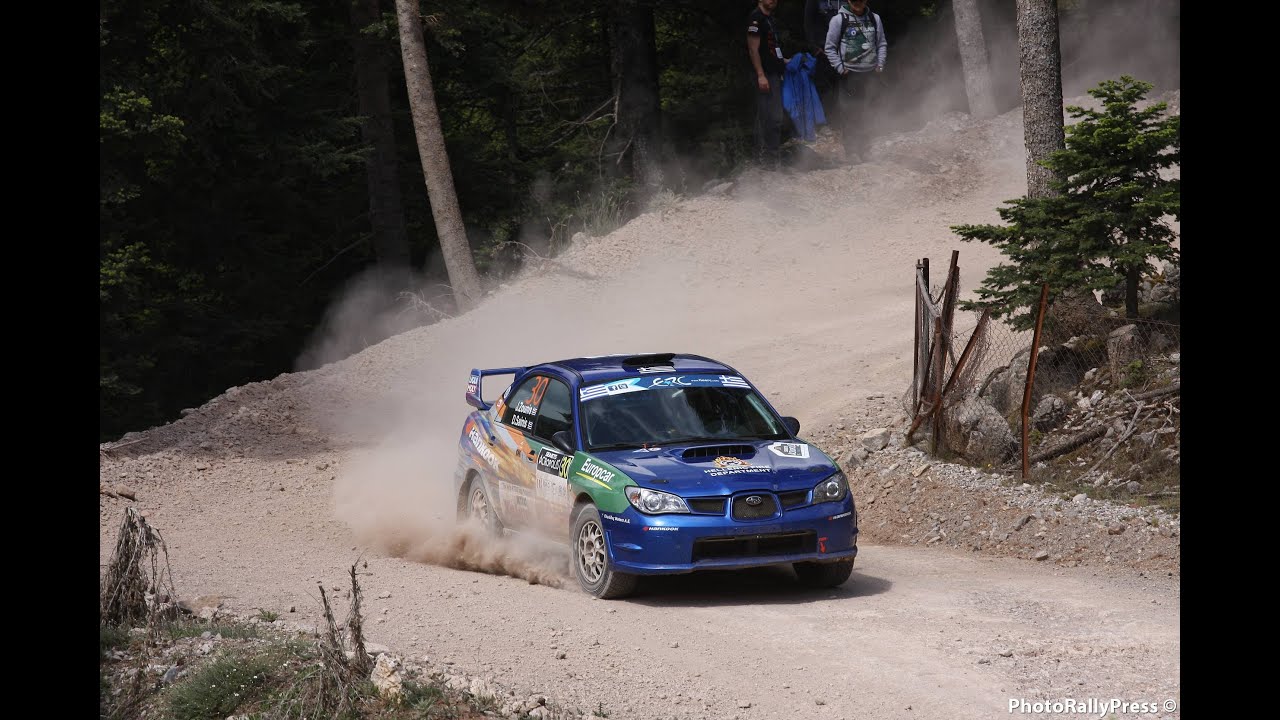 Acropolis rally 2016 Subaru Impreza wrx sti (N12) Zounis - Sainis - YouTube