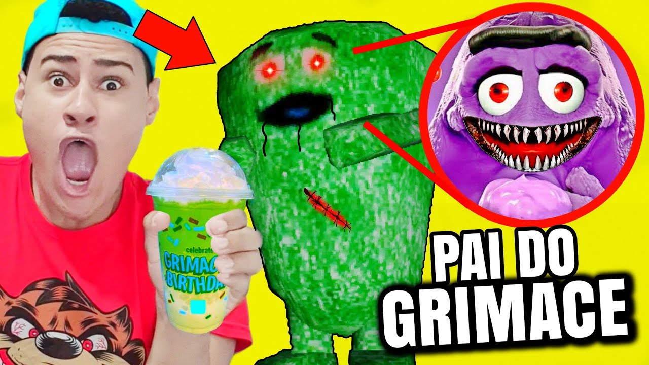 Achei o PAI DO GRIMACE SHAKE as 3 HORAS DA MANHÃ!! - GRUMACE - YouTube