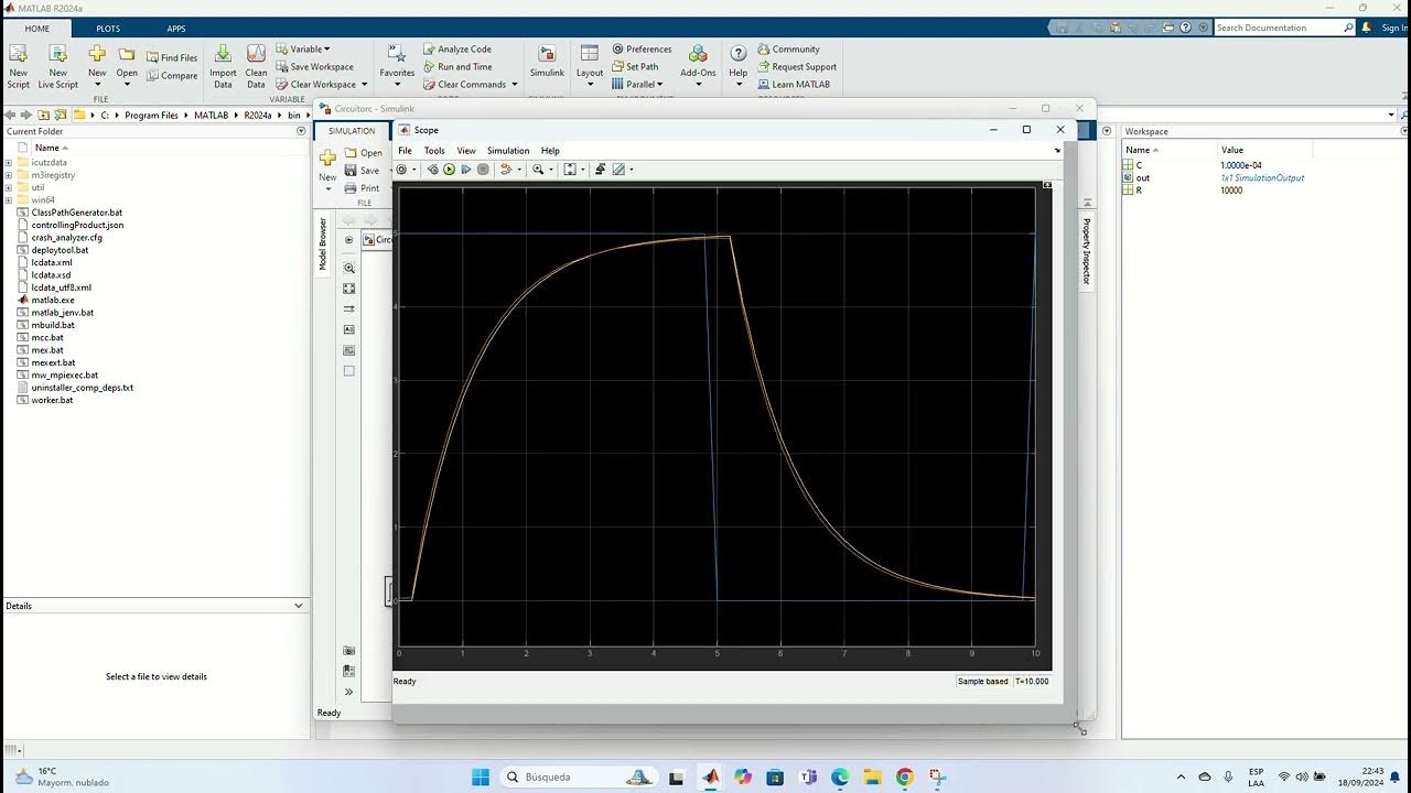 CIrcuito RC Arduino y Matlab - YouTube
