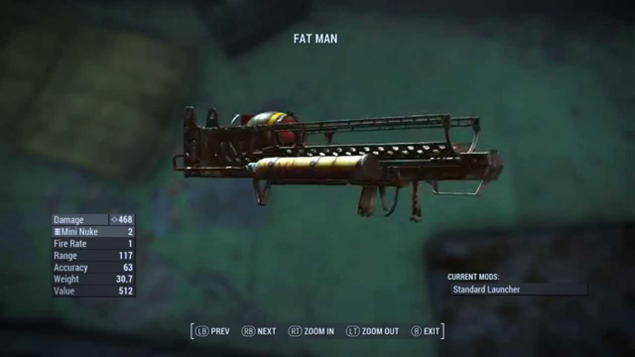 Fallout 4 - Fatman Location (Nuclear Bazoka) - YouTube