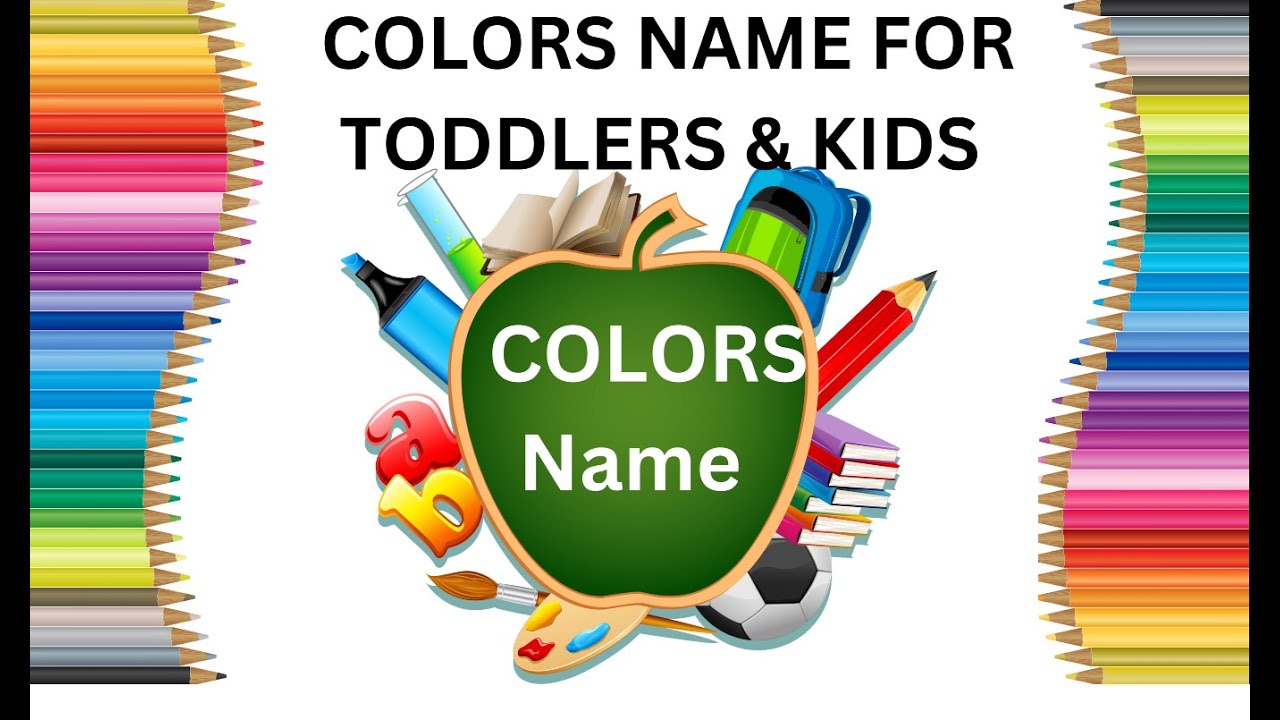Learn colors name for Toddlers & Kids | Colours name for kids | Learn ...