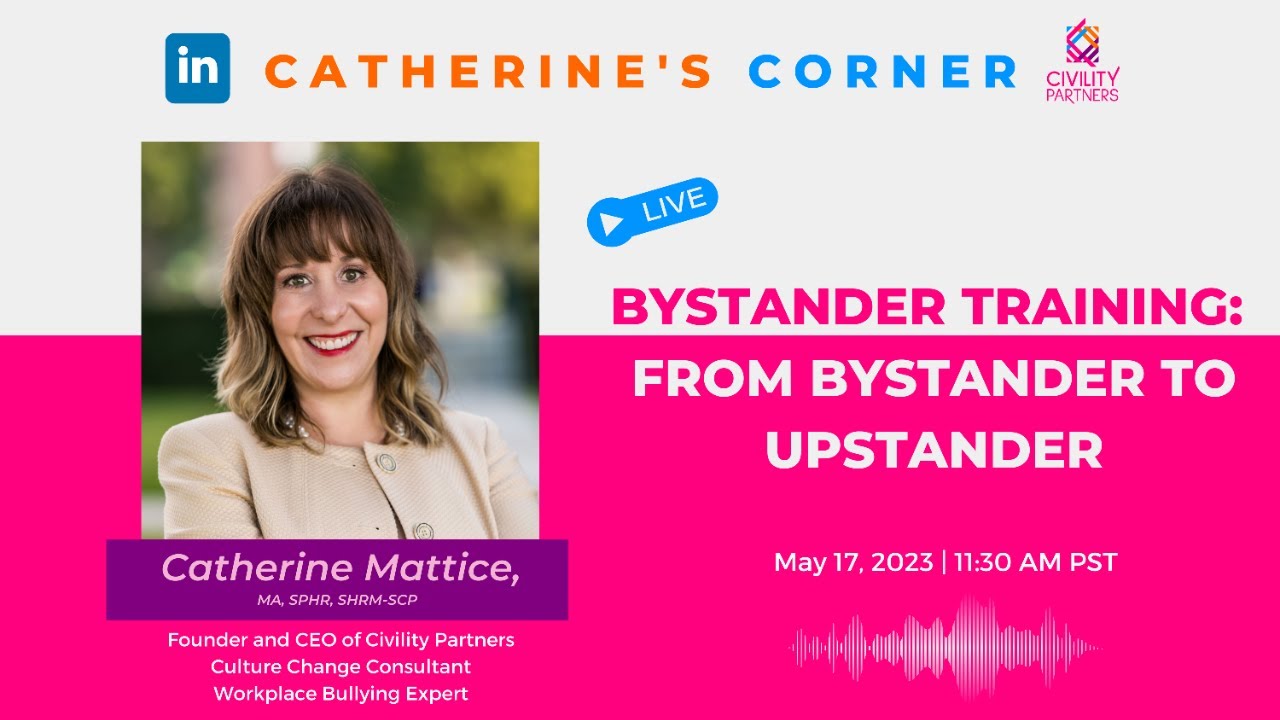 Bystander Training: From Bystander to Upstander - YouTube