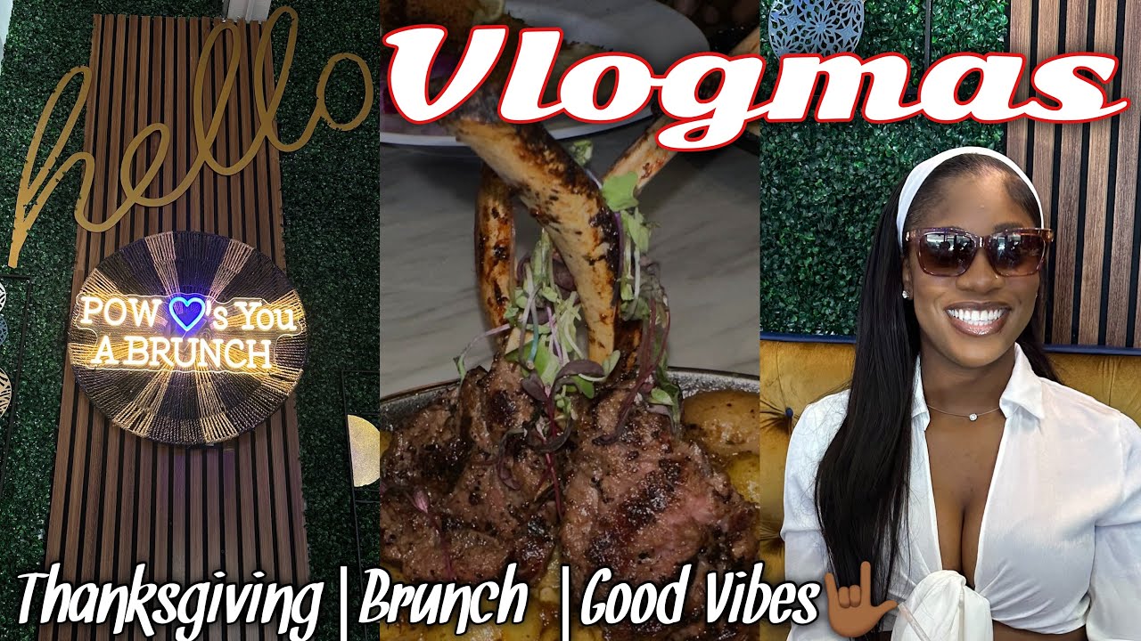 VLOGMAS: Broken GoPro, Cooking Thanksgiving Dinner with Mom, Brunching ...