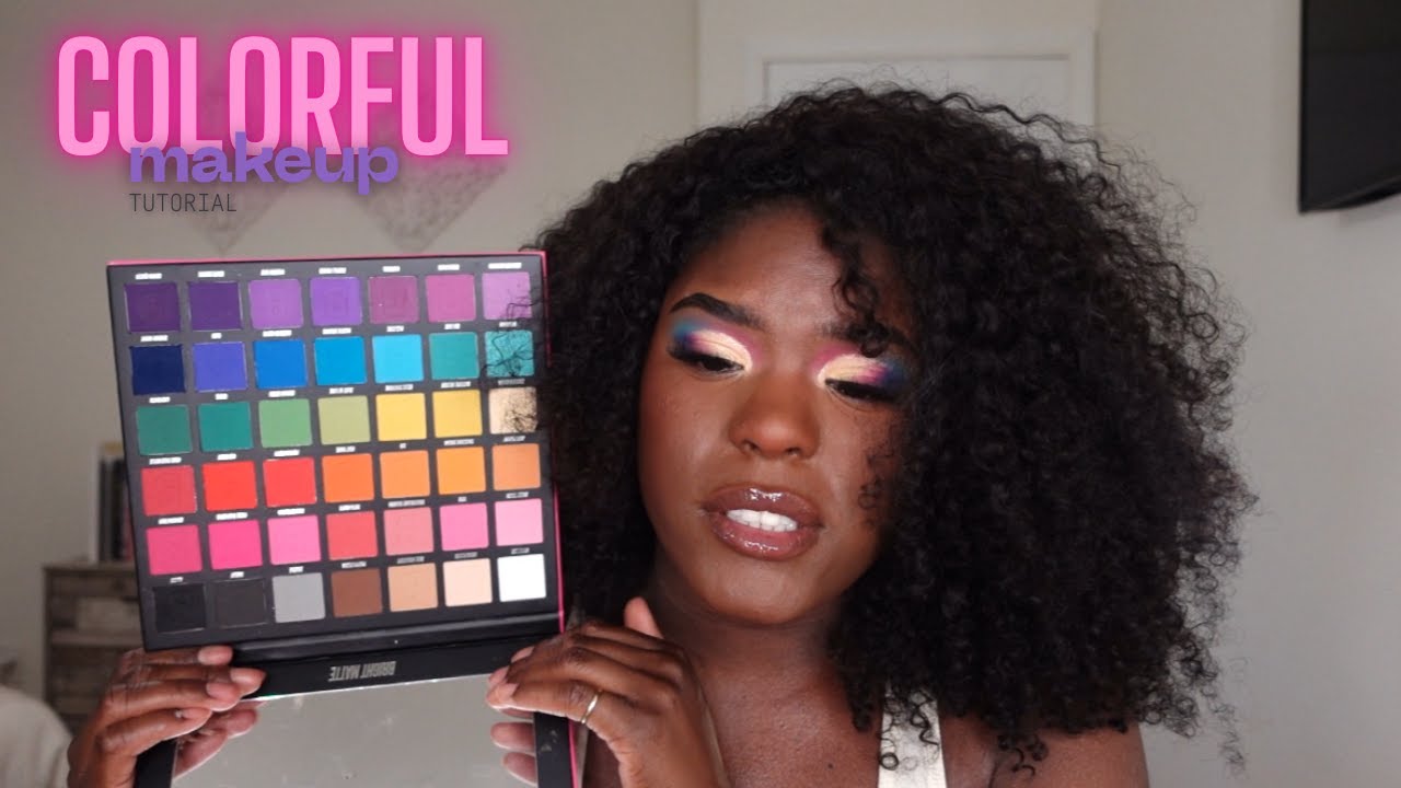 another colorful makeup tutorial 🙂‍↔️ - YouTube
