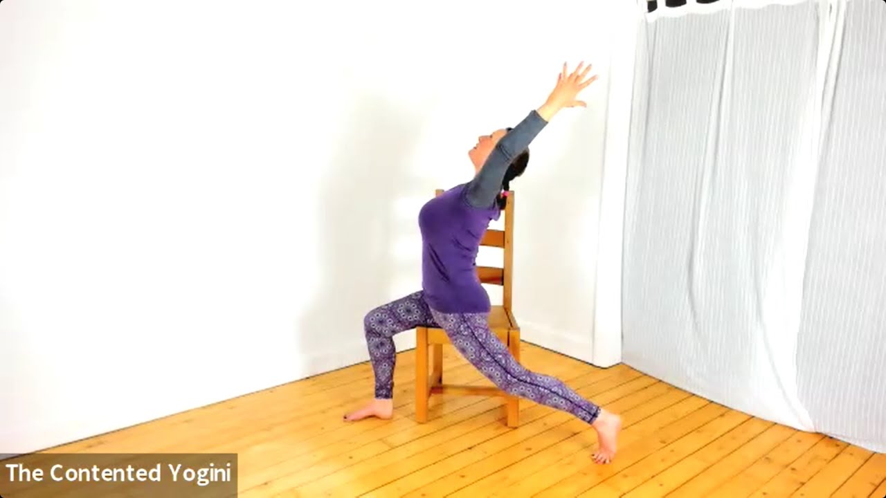 Moon Salutation Workshop - Sequence Three (Chair-Based) - YouTube