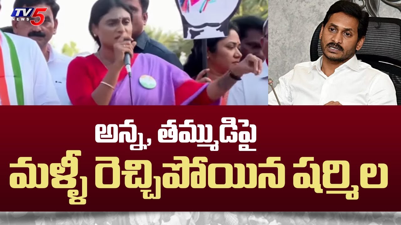 YS Sharmila Reddy Latest Comments on YS Jagan and YS Avinash Reddy | YS ...