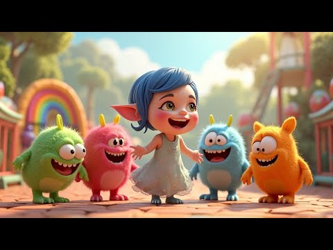 Color Monsters – Roar in Red, Jump in Blue! | Fun Learning Song for ...