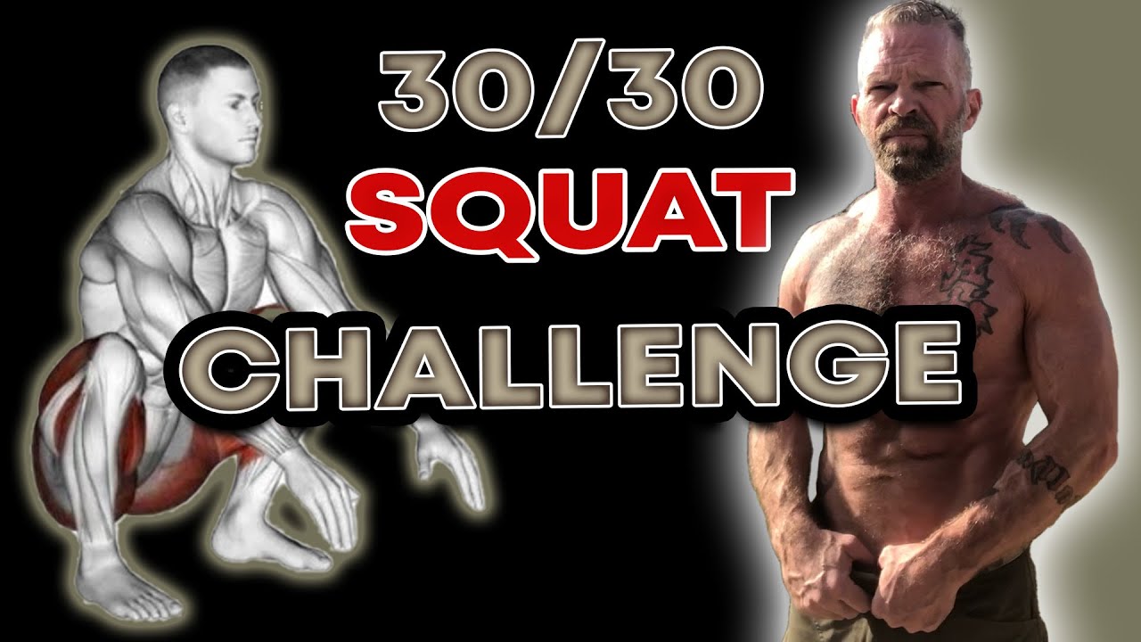 30/30 Squat Challenge - Grundlagen Training für Anfänger (Bodyweight ...