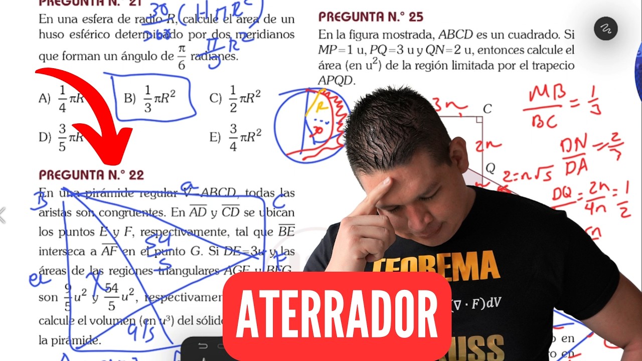Profesor Mexicano VUELA con la Geometría de la UNI Perú (Admisión ...