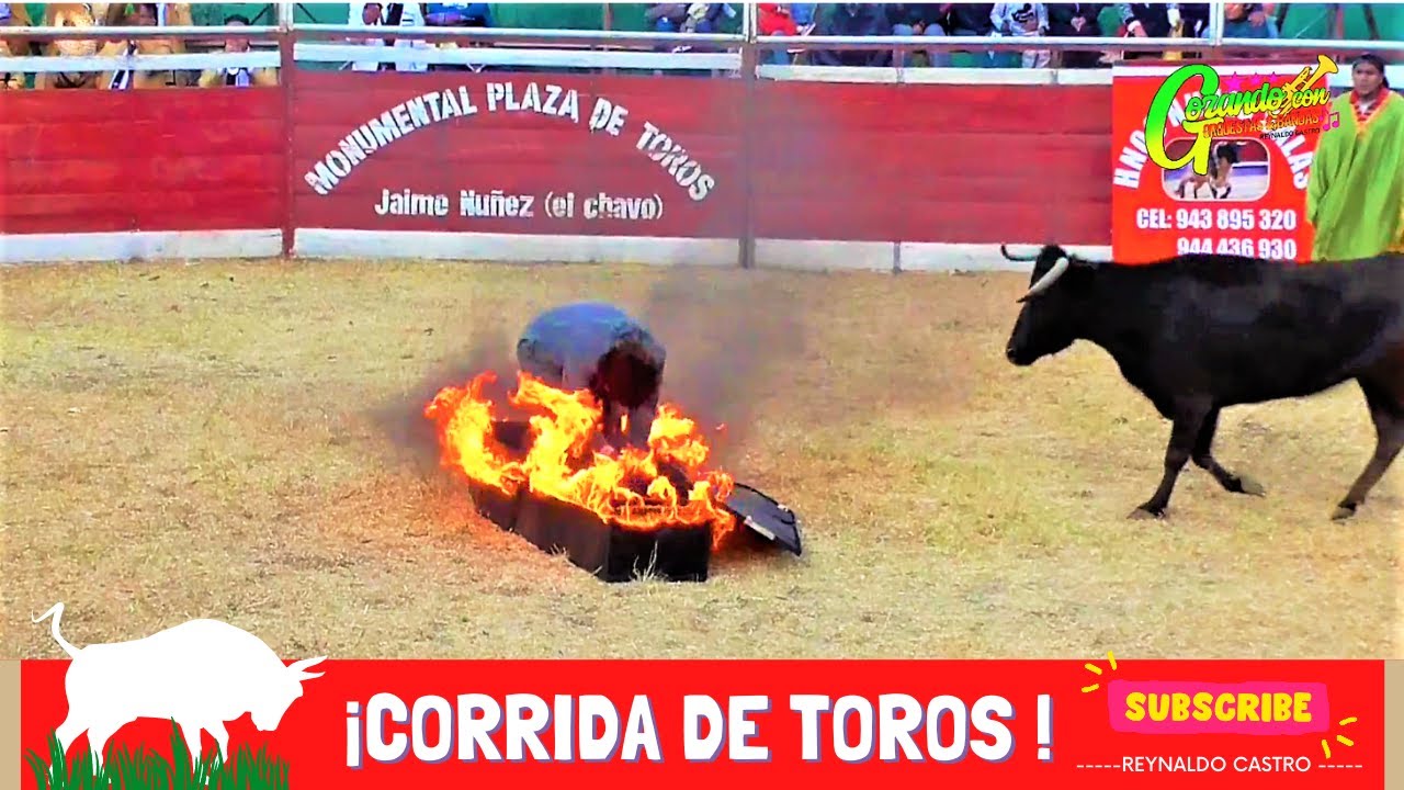 🐃 ESPECTACULO COMICO - CORRIDA DE TOROS / PARA MORIRSE DE RISA 2 - YouTube