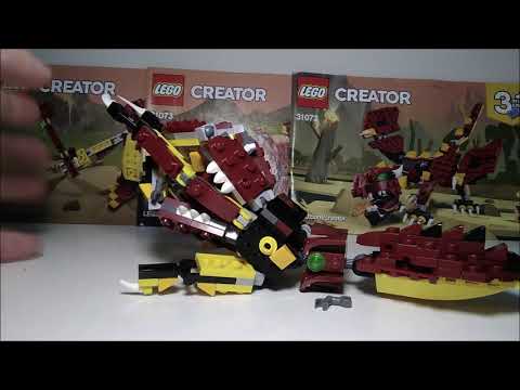 Lego Set 31073 Alternative Build: "Mythical Kraken" Building Tutorial ...