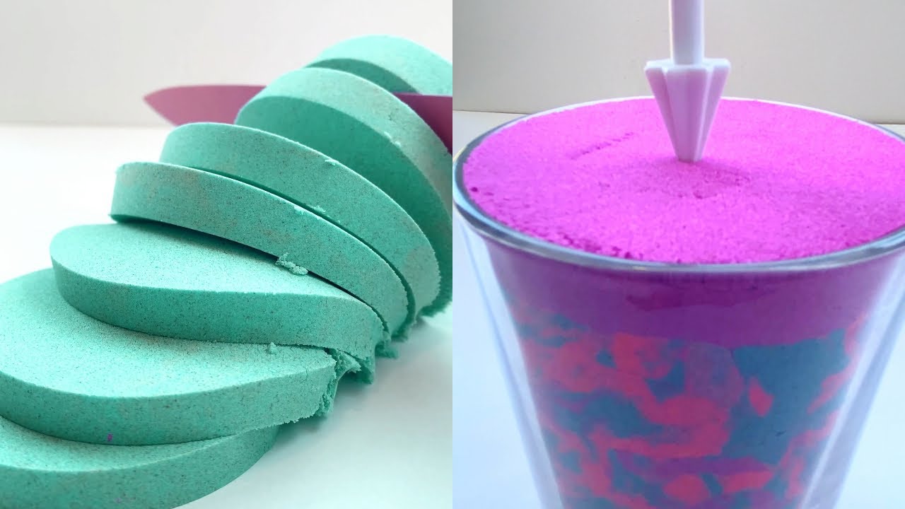 Kinetic Sand ASMR Reversing Mode Satisfying Video6 - YouTube
