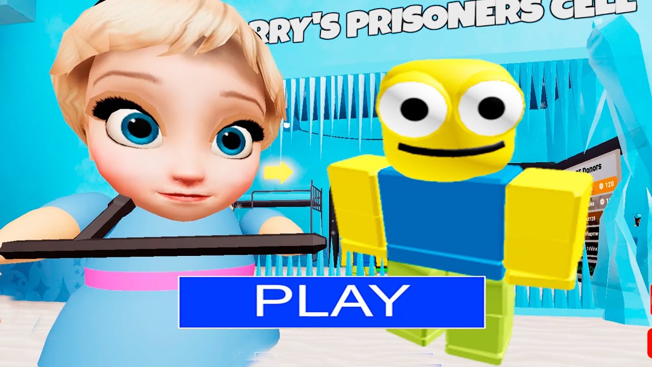 SPEED RUN in ️QUEEN ELSA BARRY'S PRISON RUN! OBBY - YouTube