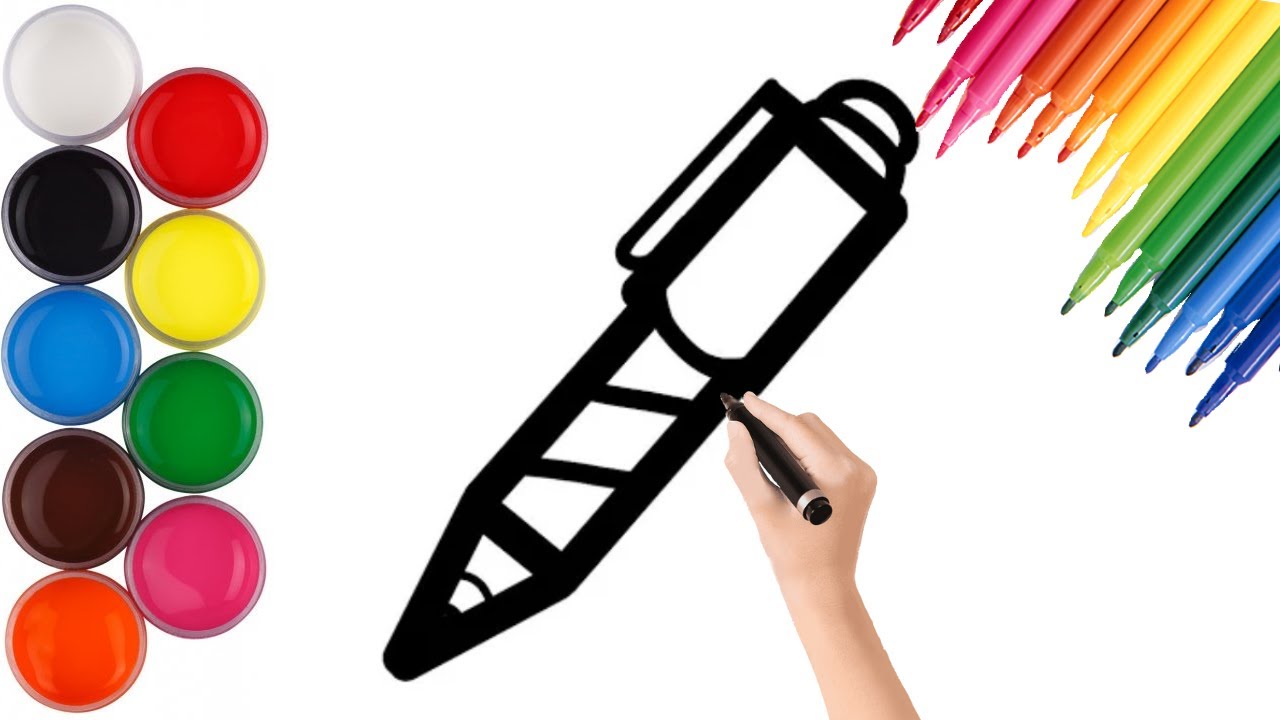 How to draw a Pen 🖌🖌 Easy Drawing tutorial - YouTube