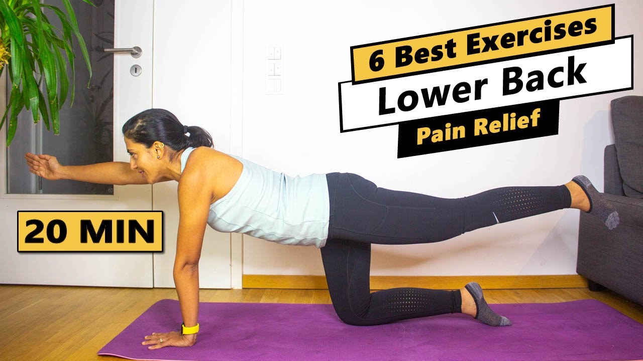 20 Min Lower Back Pain Relief Workout | Best Exercises for Back ...