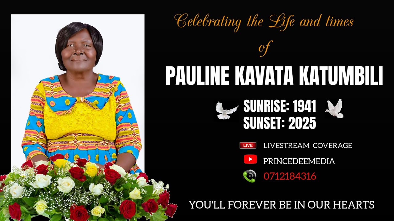 CELEBRATING THE LIFE OF THE LATE PAULINE KAVATA KATUMBILI (1941 - 2025 ...