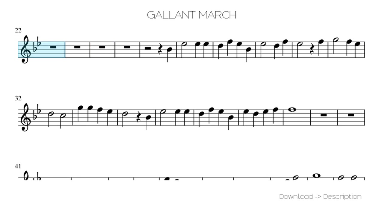 🎶 GALLANT MARCH 🎸🎸 - YouTube