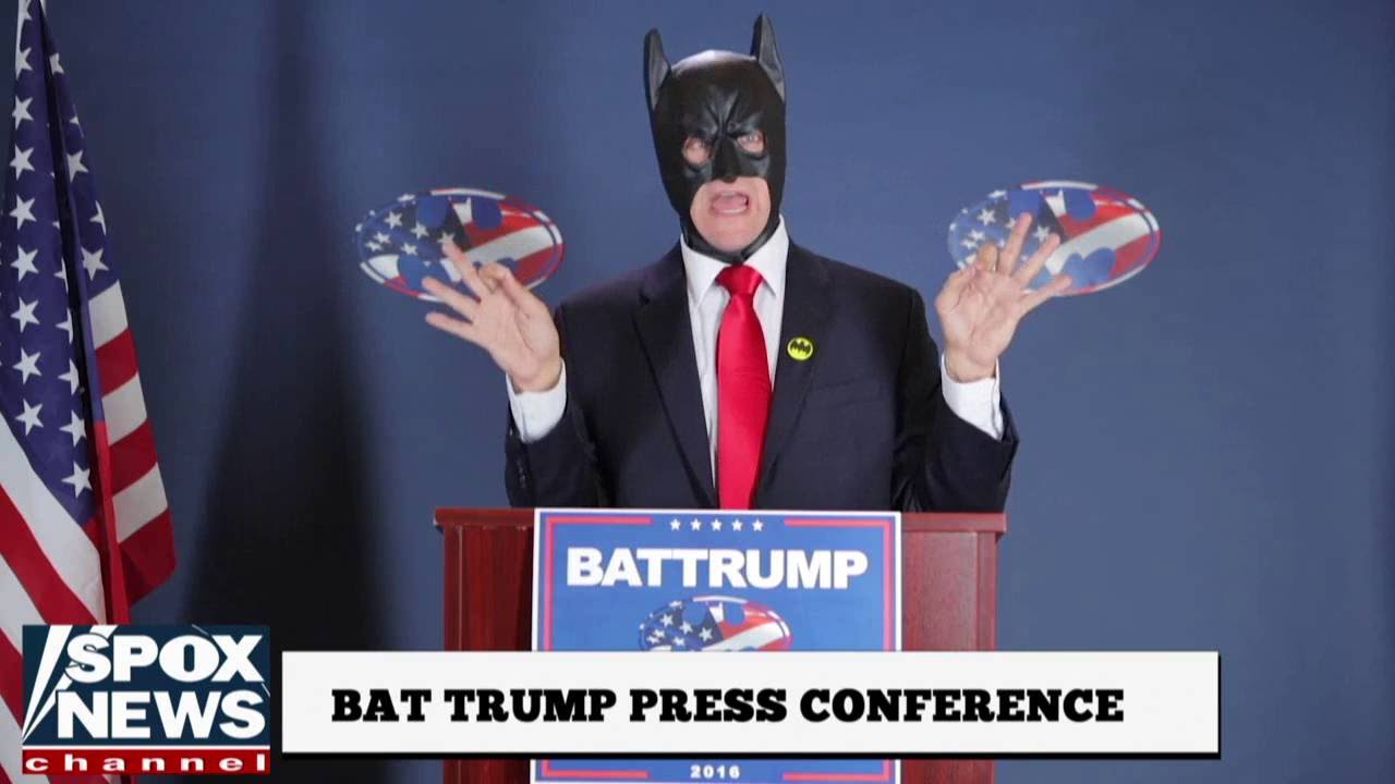 THE BAT TRUMP PRESS CONFERENCE - YouTube