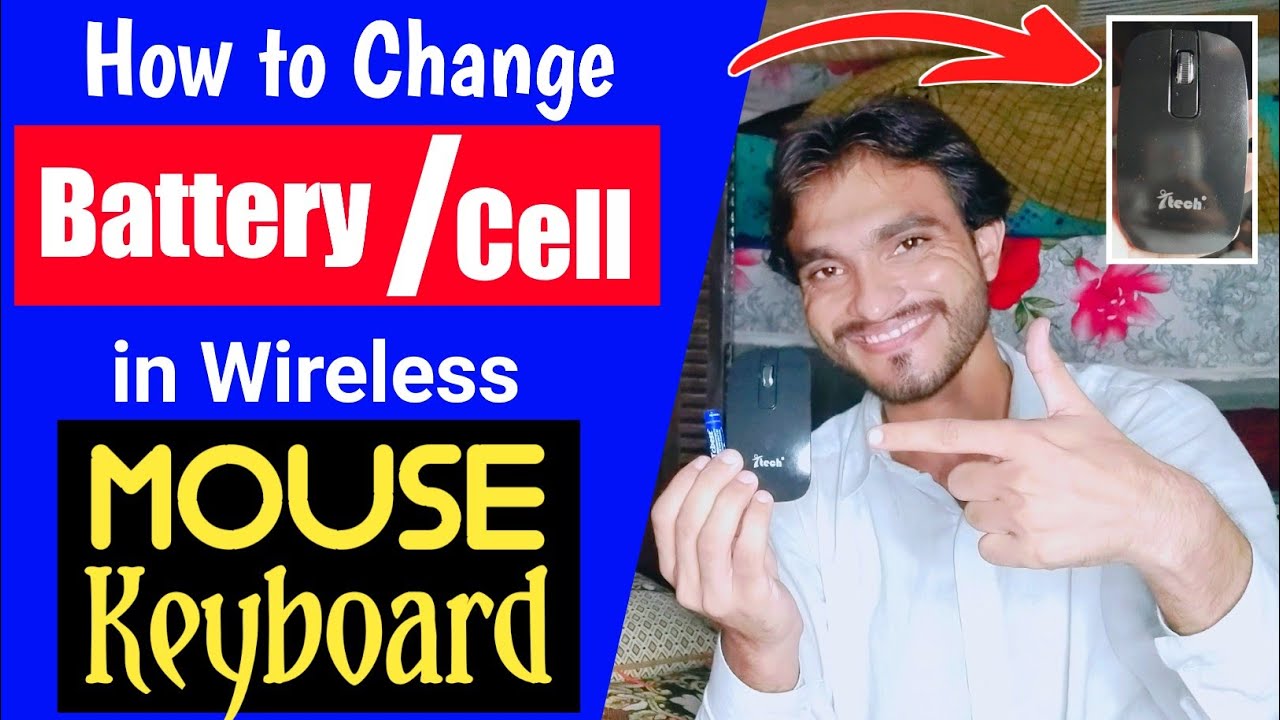 How to Change Battery in Wireless Mouse | Wireless Keyboard Ki Battery ...