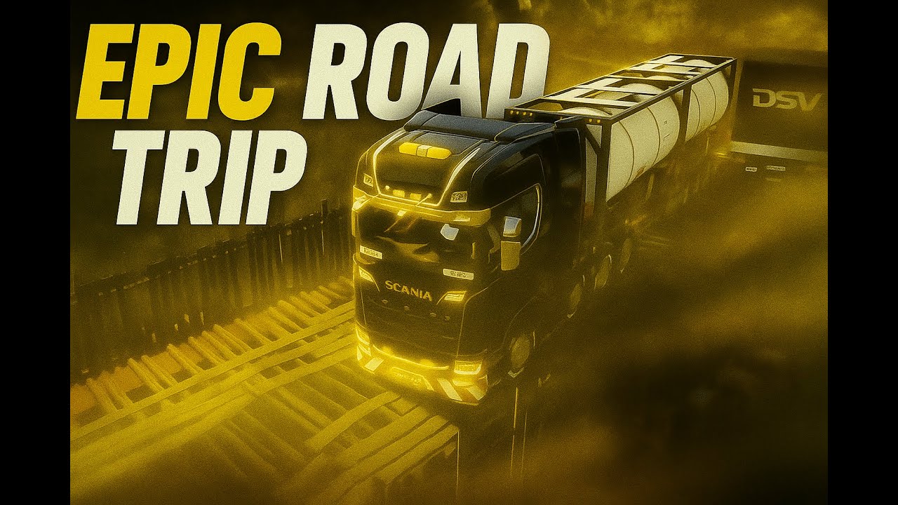 Long Road Journey in ETS2 | Realistic Truck Driving Vibes 🚛 | Scania ...