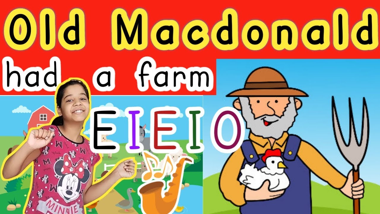 Old MacDonald had a farm | EIEIO | EAEAO | Here Moo There Moo | Nursery ...