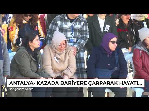 ANTALYA- Kazada bariyere çarparak hayatını kaybeden yunus polisine veda töreni