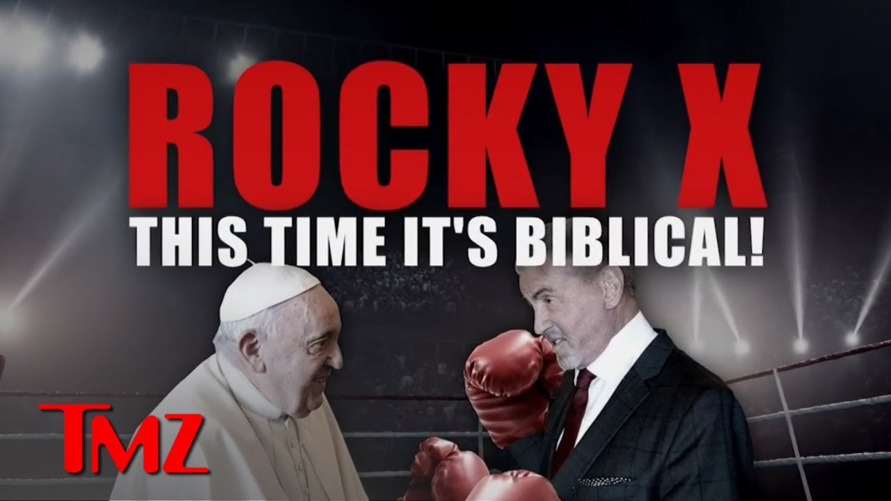 Sylvester Stallone Meets the Pope, Shadowboxes Him at Vatican | TMZ TV ...