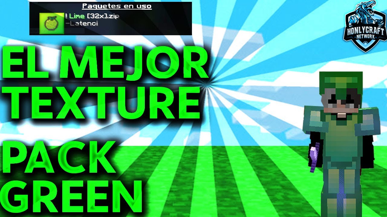 💚El Mejor Texture Pack Color Green FPS BOOST* I Skywars - Revxiety 💚 ...